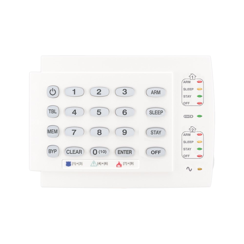 CSD | 10-Zone Hardwired LED Keypad Module, Horizontal