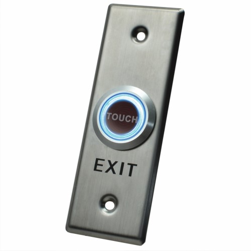 CSD | X2 Touch Exit Button, Stainless Steel - Small, SPDT, 12VDC CSD | X2 Touch Exit Button, Stainless Steel - Small, SPDT, 12VDC