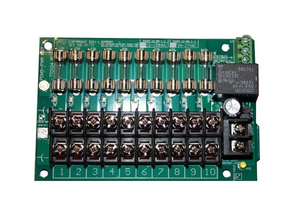 CSD | Tactical 10 Way PDM, 500mA Fuses, 12VDC / 24VAC Selectable, Fault ...