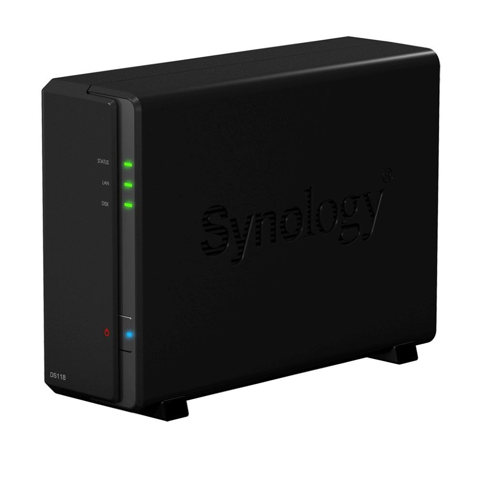CSD | Synology DS118 Diskstation, 1 Bay Desktop NAS, Quad Core, 1.4 GHz ...