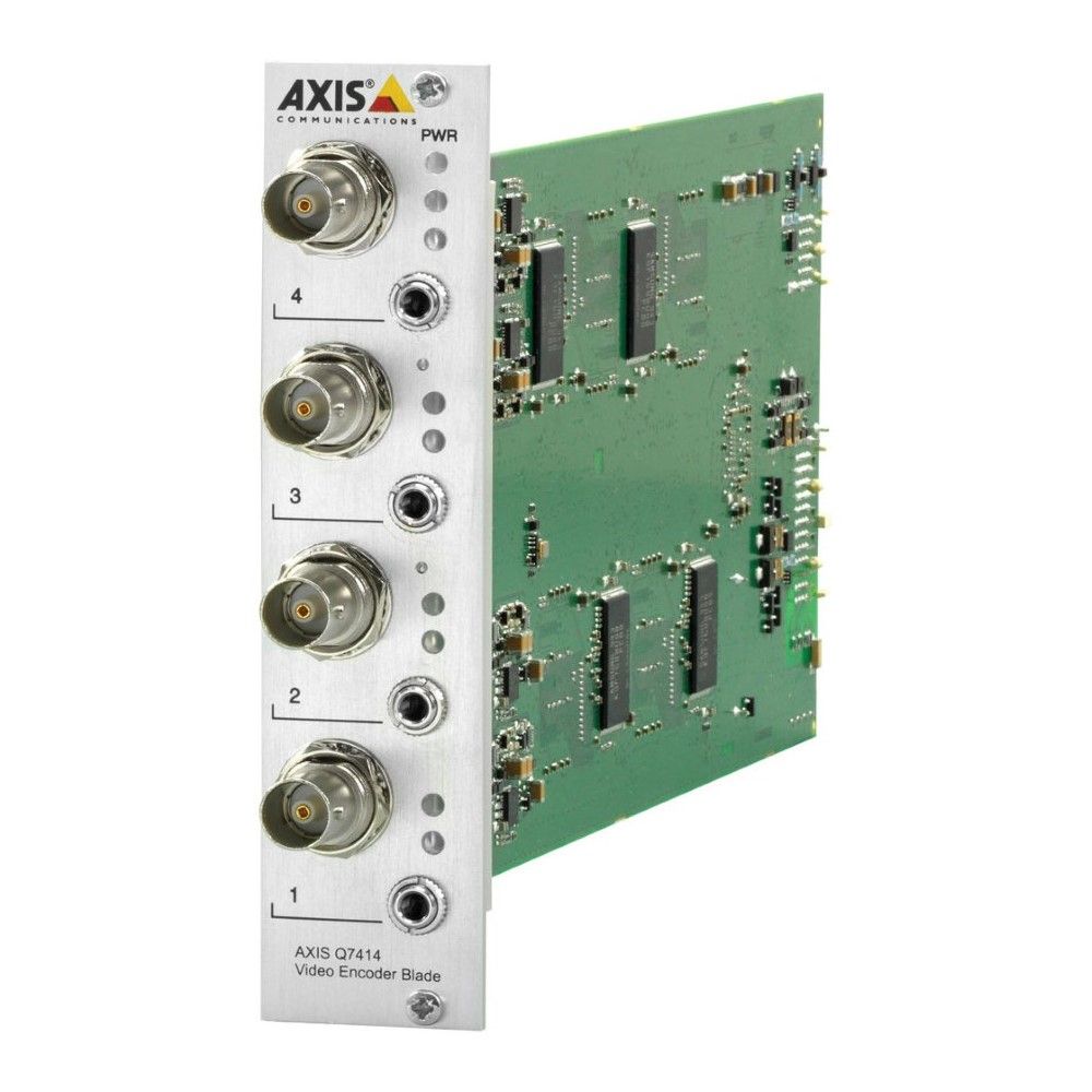 CSD | AXIS Q7414 4ch Video Encoder Blade, H.264, Audio, 10 Pack
