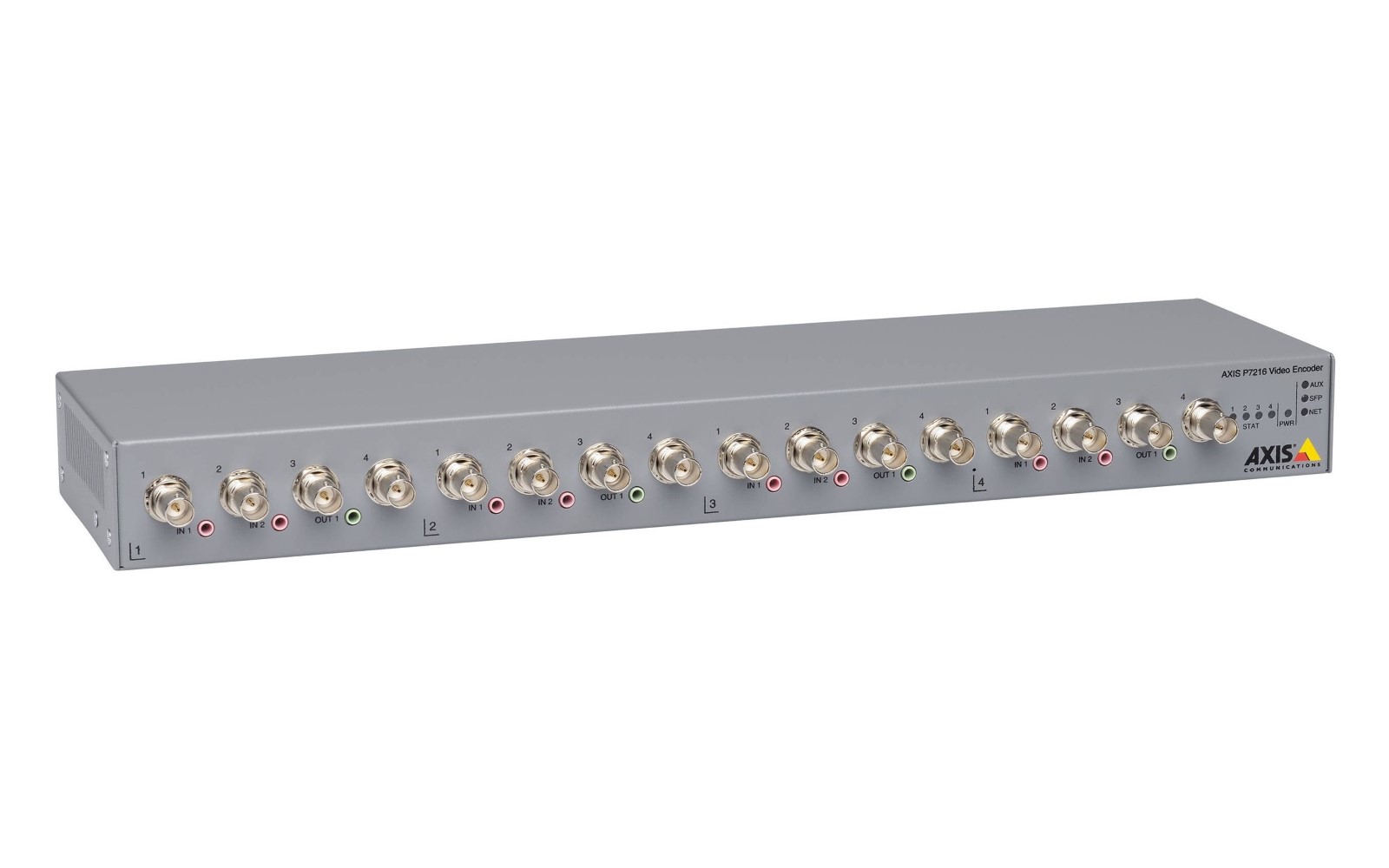 CSD | AXIS P7216 16ch Video Encoder, H.264, Audio, PoE, PTZ Support