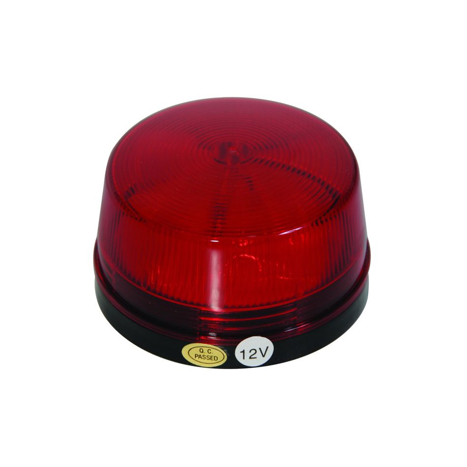 CSD | Nemtek Warning Strobe Light, Red, 12VDC