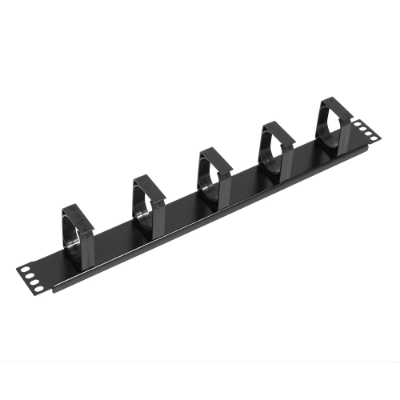 CSD | X2 Racks, 1RU Plastic Cable Management Plate with 5 Rings