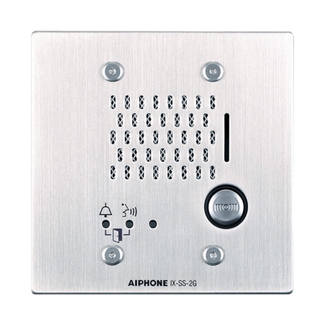 CSD | Aiphone IX 2 Series Gang Sub Station, Stainless Steel, IP65, IK08