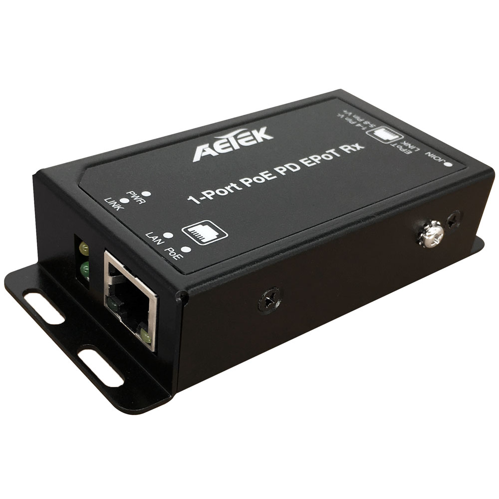 CSD | *Promo* Aetek Indoor PoE Over UTP/STP Cat.x Cable Receiver, Up to ...