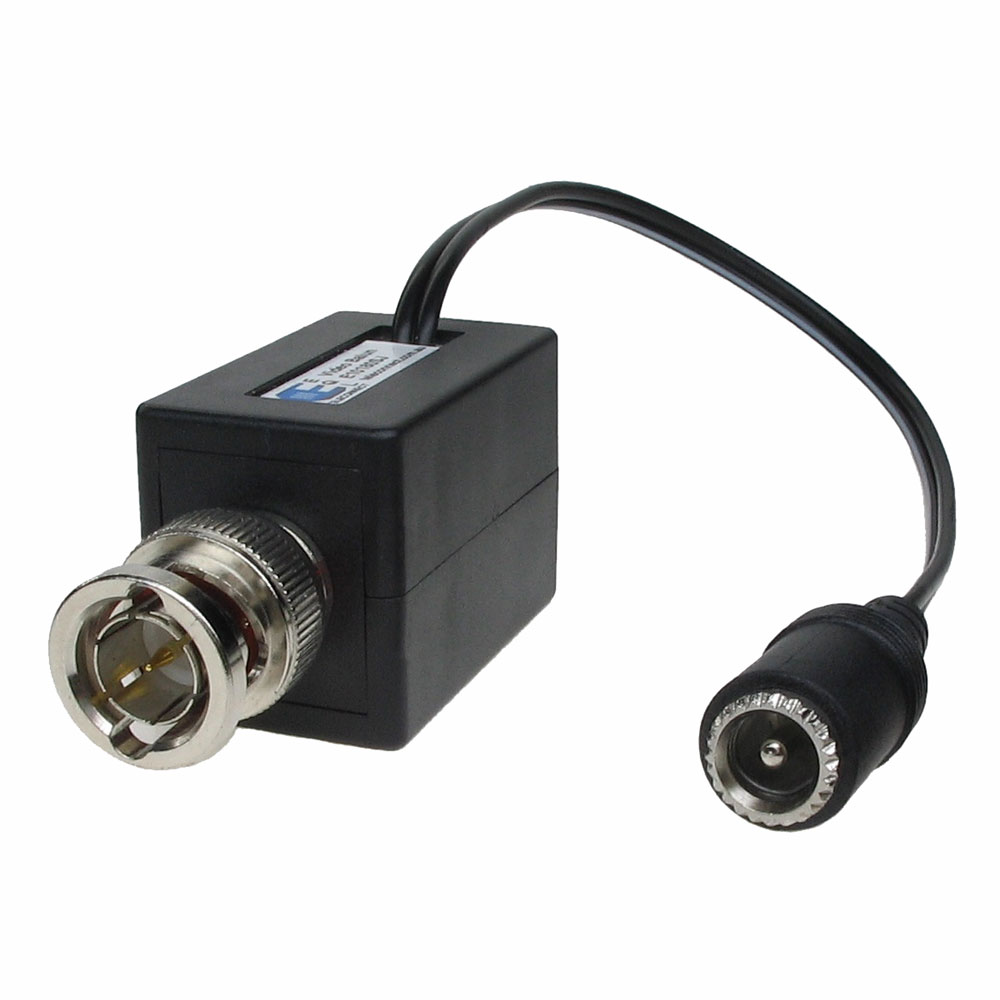 CSD | BNC Male Balun RJ45 Power Through with 2.1mm Jack