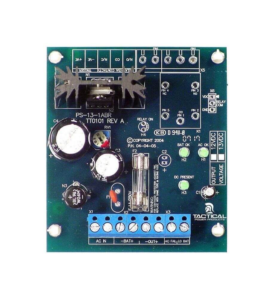 CSD | Tactical Power Supply, 13.8VDC, 1A Module, AC & Low Battery ...