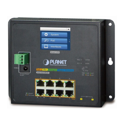 CSD | Planet 8-Port Industrial Switch, L2 Managed, 2 SFP Ports, -20 to ...