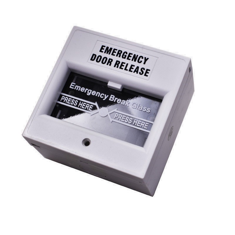CSD | X2 Door Exit Breakglass - White, SPDT, Screw Terminals CSD | X2 Door Exit Breakglass - White, SPDT, Screw Terminals