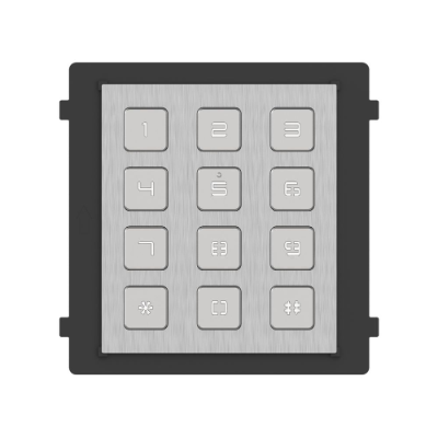 CSD | Hikvision 2nd Gen Intercom Keypad Module, IP65, 12VDC, Stainless ...