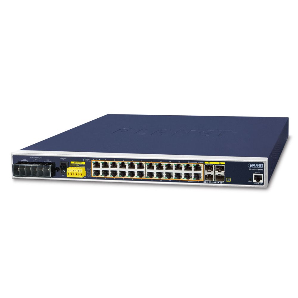 CSD | Planet 24 Port Rack Mountable Industrial PoE Switch, Managed 4 ...