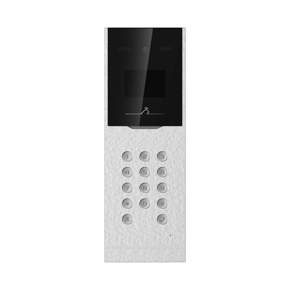 CSD | Hikvision 2nd Gen Intercom Apartment Door Station, IP65, Silver