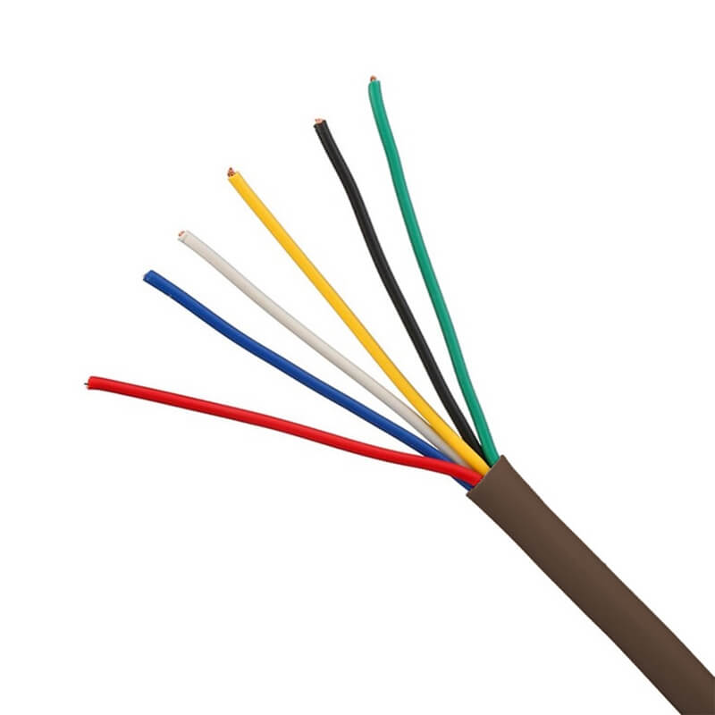 CSD | X2 Cable, 6 x 14/020, Security Cable, 100m, Roll, Brown