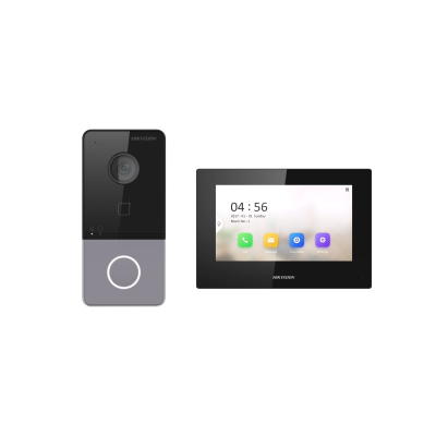 CSD | Hikvision 2nd Gen Intercom Kit Plastic Door, Lite Room, 1 to 1 ...