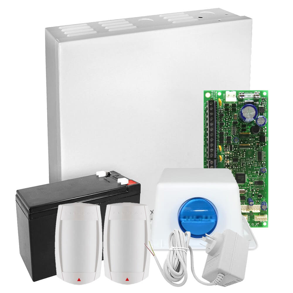 CSD | Paradox SP65 Kit, 2 x DG75, WP Siren/Strobe, (No Keypad)