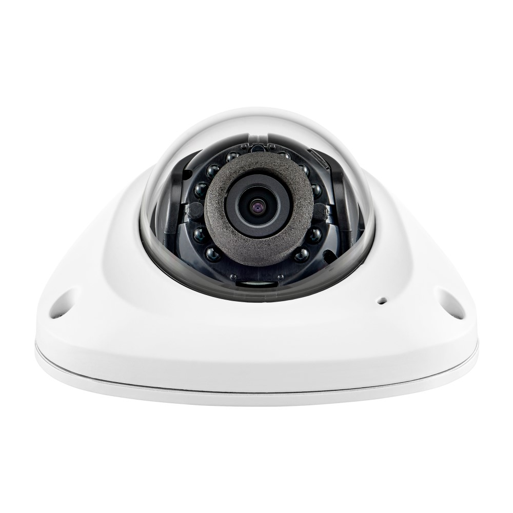 CSD | Hanwha A-Series 2MP Outdoor Mini Dome Camera, H.265, 20m IR, IP66, IK10, 3.6mm