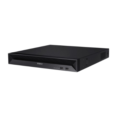 CSD | *Promo* Hanwha 16ch 8MP PoE NVR, H.265, 128Mbps, No HDD (2 SATA 20TB max)