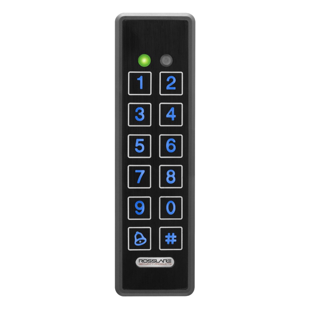 WESCO | Rosslare Mullion goPROX Reader with 2x6 Matrix Keypad, Black