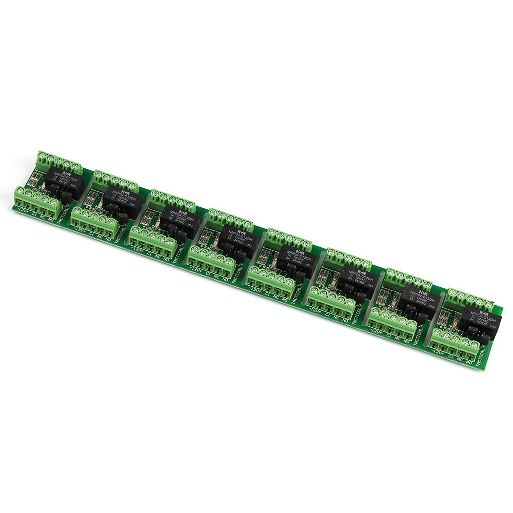 WESCO | Tactical Relay Board, 12VDC DPDT Dual Input, Buffered, 8x1A ...