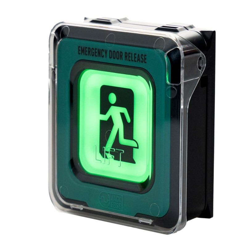 WESCO | Jack Fuse Electronic Break Glass, Charcoal