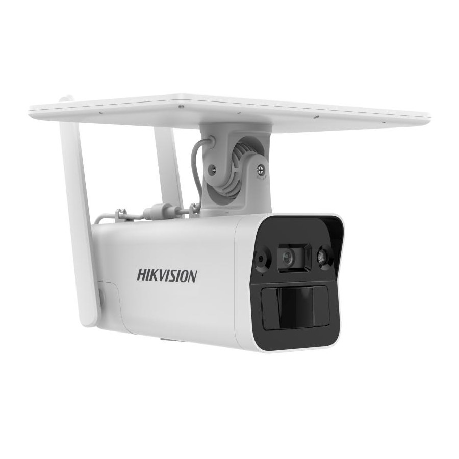 WESCO | Hikvision 4MP Solar Power Security Camera Setup, 4G, H.265, IR ...