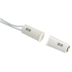 WESCO | Recessed Steel Door Reed Switch, Flush Mount, 19mm White