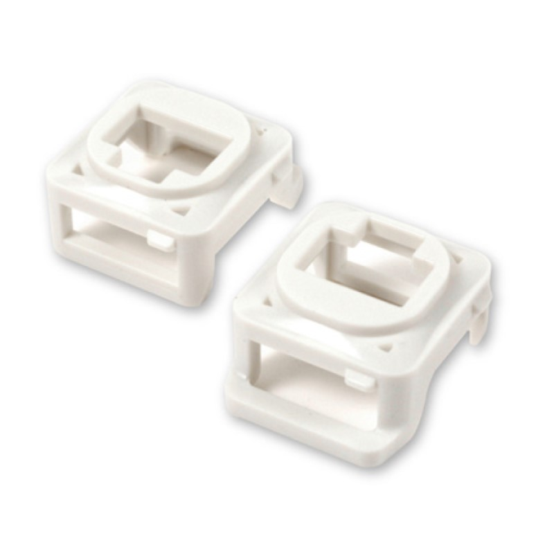 WESCO | Siemon MAX Faceplate Adapter, Clipsal, 1 Port, Keystone, White ...