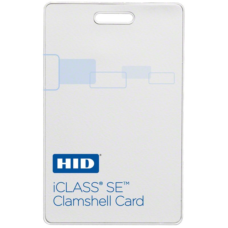 WESCO | iCLASS SE Clamshell Contactless Smart Card, 2k it, Custom Programmed