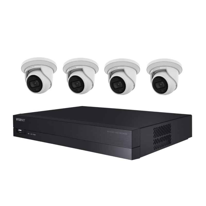 WESCO | *Promo* Hanwha EOFY CCTV Kit, 1x HAN-ARN-810S, 4x HAN-ANE ...